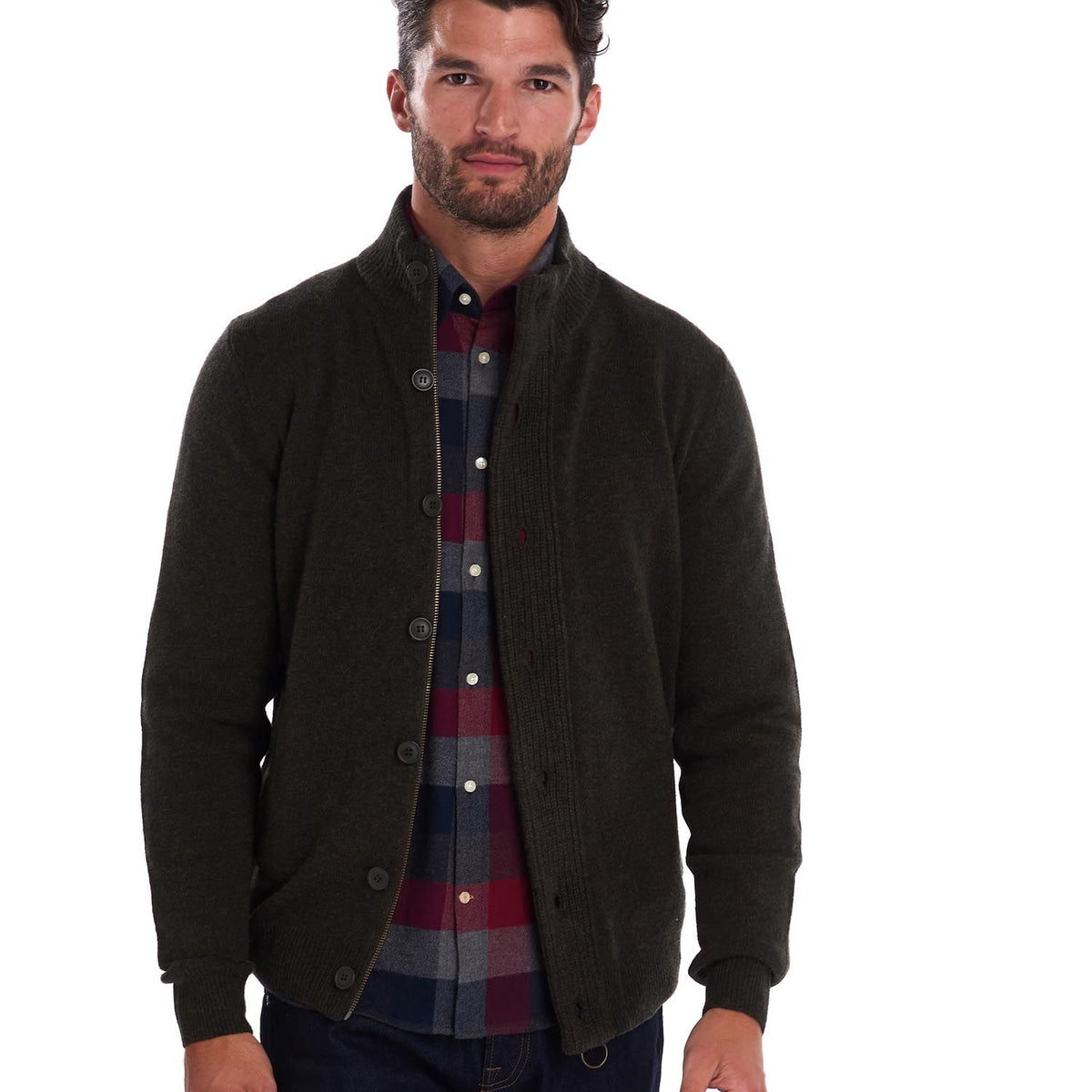 Barbour Patch Zip T Seaweed – BGarden